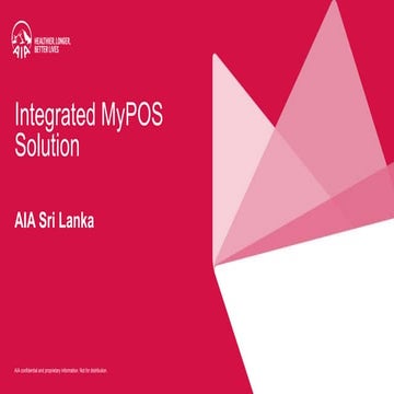 AIA Insurance Lanka Ltd - Insurer transformation Award 2022 | PPTX