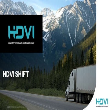 High Definition Vehicle Insurance (HDVI) – Insurtech Innovation Award ...