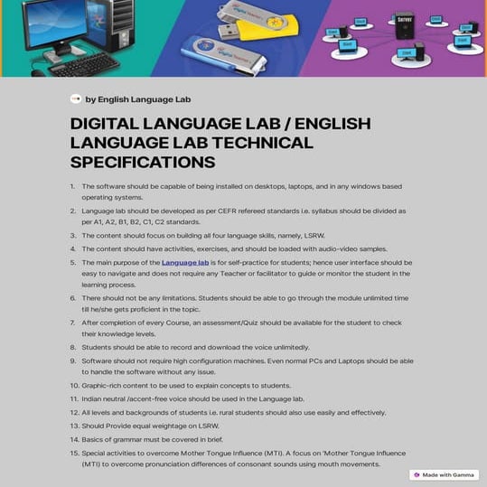 DIGITAL-LANGUAGE-LAB-ENGLISH-LANGUAGE-LAB-TECHNICAL-SPECIFICATIONS.pdf