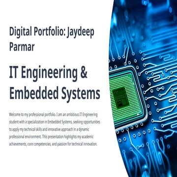 Digital-Portfolio-Jaydeep Kailashbhai Parmar | PPTX