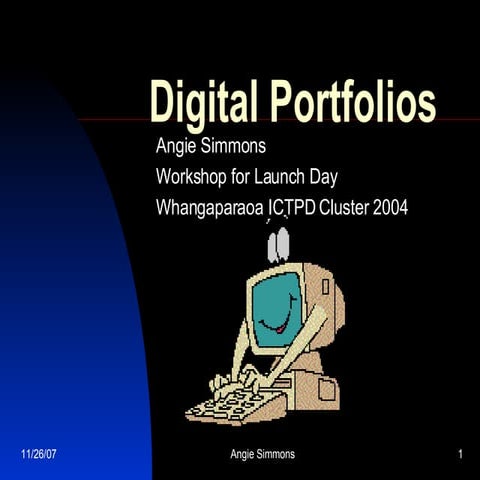 Create a Digital Portfolio PowerPoint | PPT