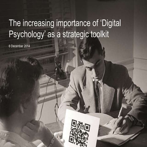 The increasing importance of Digital Psychology as a strategic toolkit ...