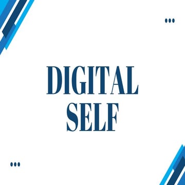 Digital Self | PPTX