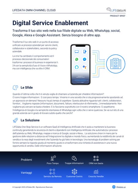 Scheda prodotto DM Loyalty | PDF