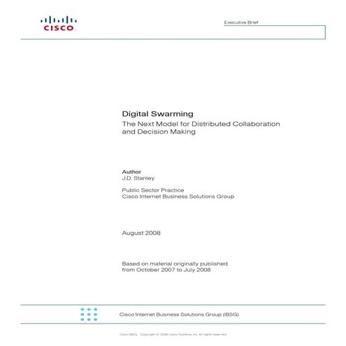 Digital Swarming White Paper | PDF