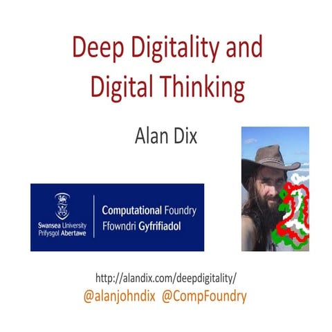 Deep Digitality, and Digital Thinking | PPTX