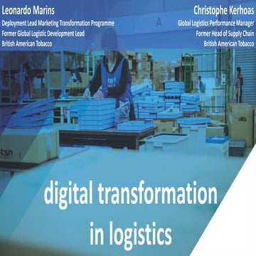 Digital Transformation in Logistics | PPT