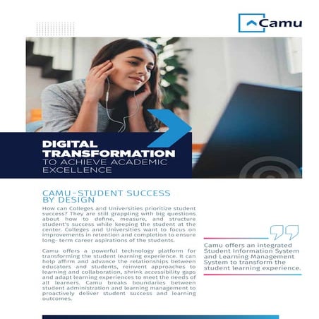 Digital transformation to achieve academic excellence by Camu Digital ...