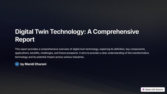 Digital twin technology - seminar presentation | PPTX | Internet | Computing