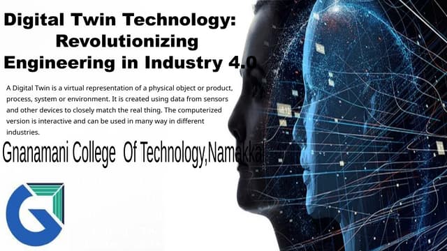 Digital twin technology - seminar presentation | PPTX
