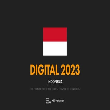 Digital Insight Indonesia - 2023 | PDF