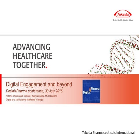 Digital4 Pharma digital engagement and beyond | PDF | Pharmaceutical ...