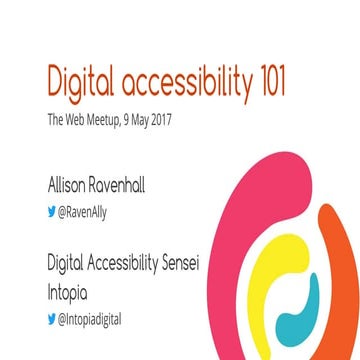 Digital accessibility 101 | PDF