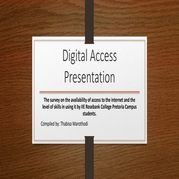 Digital access | PPTX