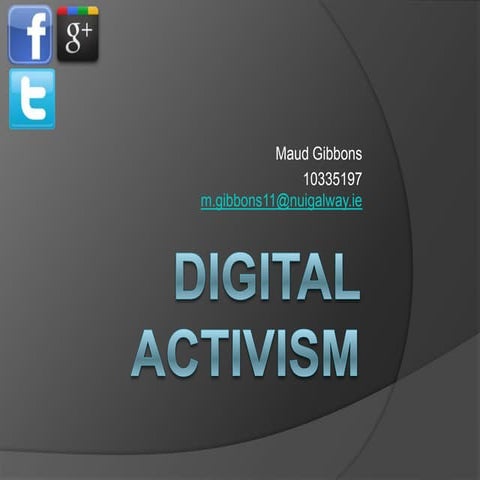 Digital Activism | PPTX