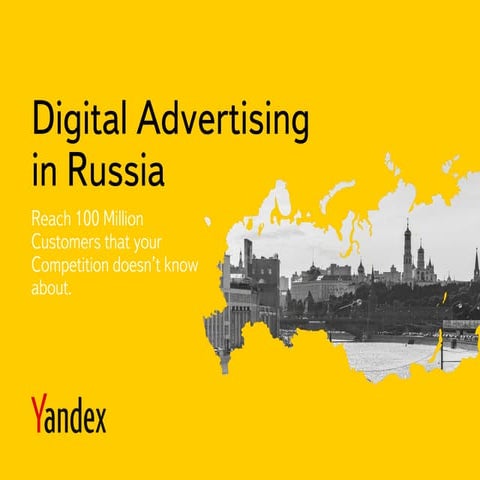 Digital advertising in Russia:Yandex | PDF