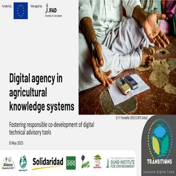 Digital agency in agricultural knowledge systems | PPT