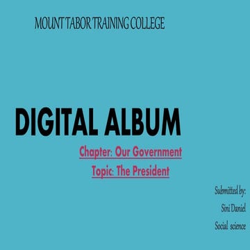 The President | PPTX