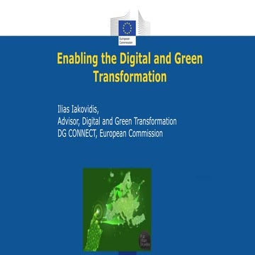 Digital and green transformation and ec ppt | PPTX