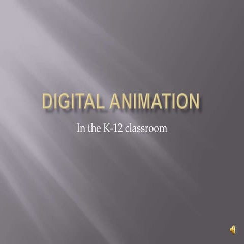 Digital Animation | PPTX | Computer Animation | Computer Software and ...