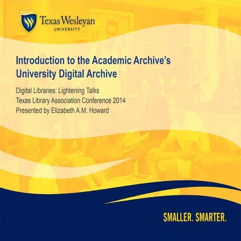 Digital Archive Lightning Talk | PPTX