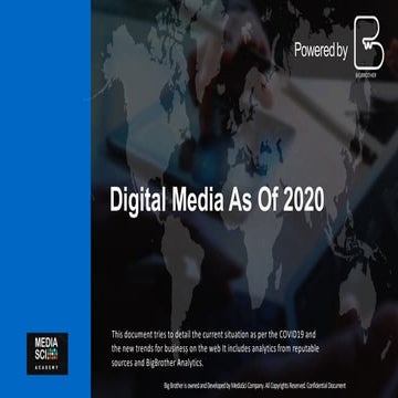 Digital As Of 2020 And COVID-19 | PPT