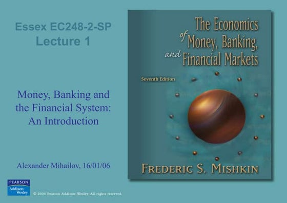 Chap001.pptx introduction to money and banking | PPT