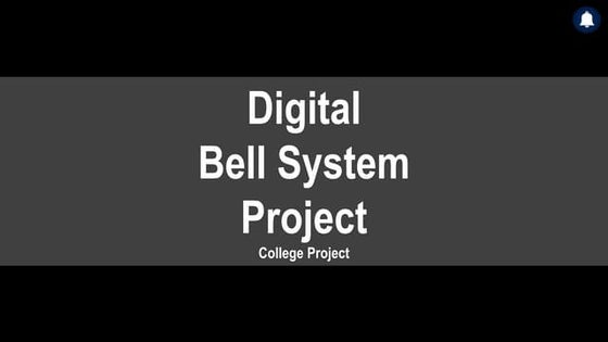 Digital bell system | PPT