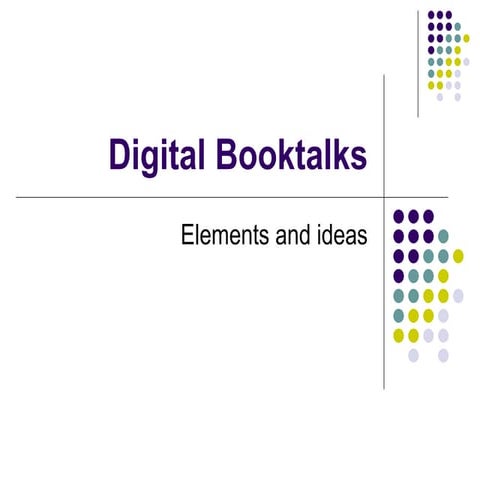Digital booktalks | PPT