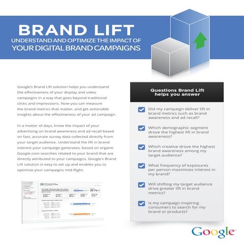 Digital brand lift | PDF