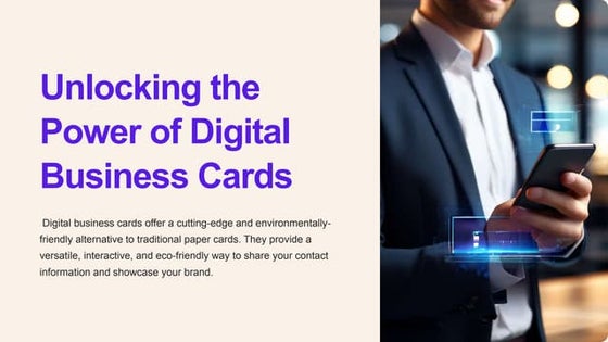 Digital Business Cards is the New Way of Business | PPT
