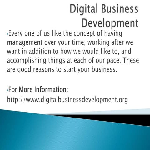 Digital business development | PPTX