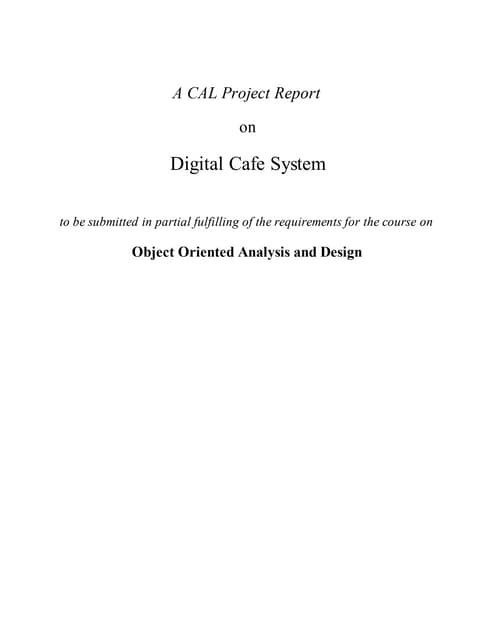 Restaurant Management system Project | PPT