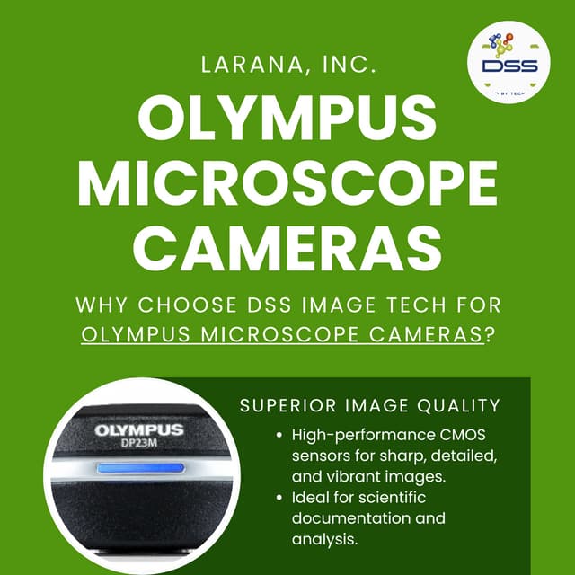 High-Performance Digital Cameras for Microscopy | DSS Image Tech | PDF