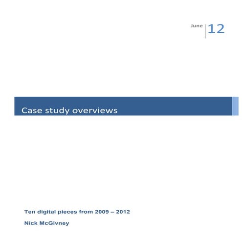 Digital case studies | PDF