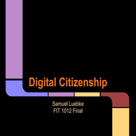 Introduction to digital citizenship | PDF