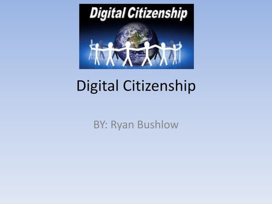 Digital citizenship powerpoint | PPT