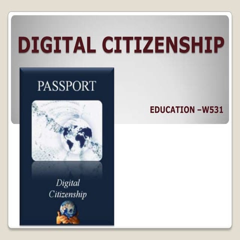 Digital Citizenship | PPTX
