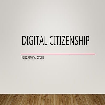 Digital citizenship | PPT