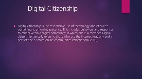 Digital citizenship | PPT