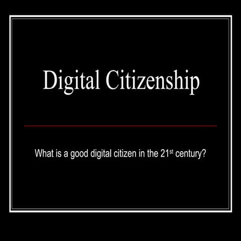 Digital Citizenship, Netiquette, and Fair Use | PPT