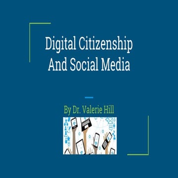 Digital citizenship and social media | PPTX | Social Networking | Internet