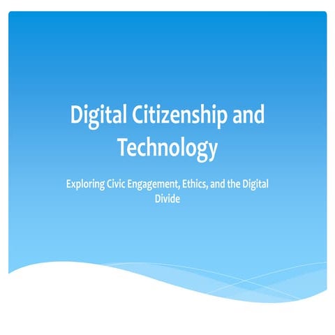 Digital Citizenship Presentation for Student | PPTX