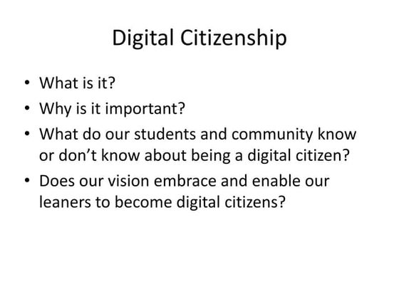 Digital citizenship | PPTX