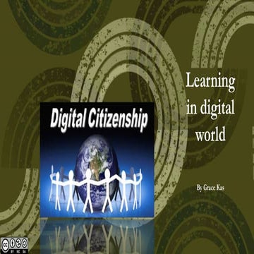 Digital citizenship in learning | PPTX