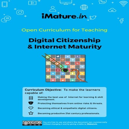 Digital Citizenship & Internet Maturity Curriculum for Schools | PDF