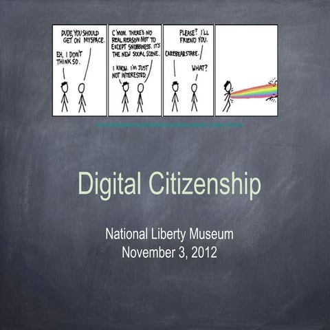 Digital Citizenship--National Liberty Museum | PPT
