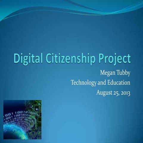 Digital citizenship project | PPTX