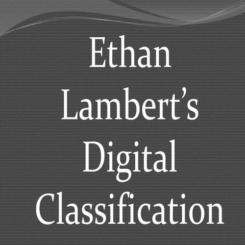 Digital Classification Ppt
