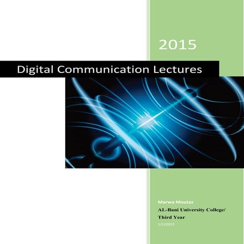 Need of digital communication | PDF